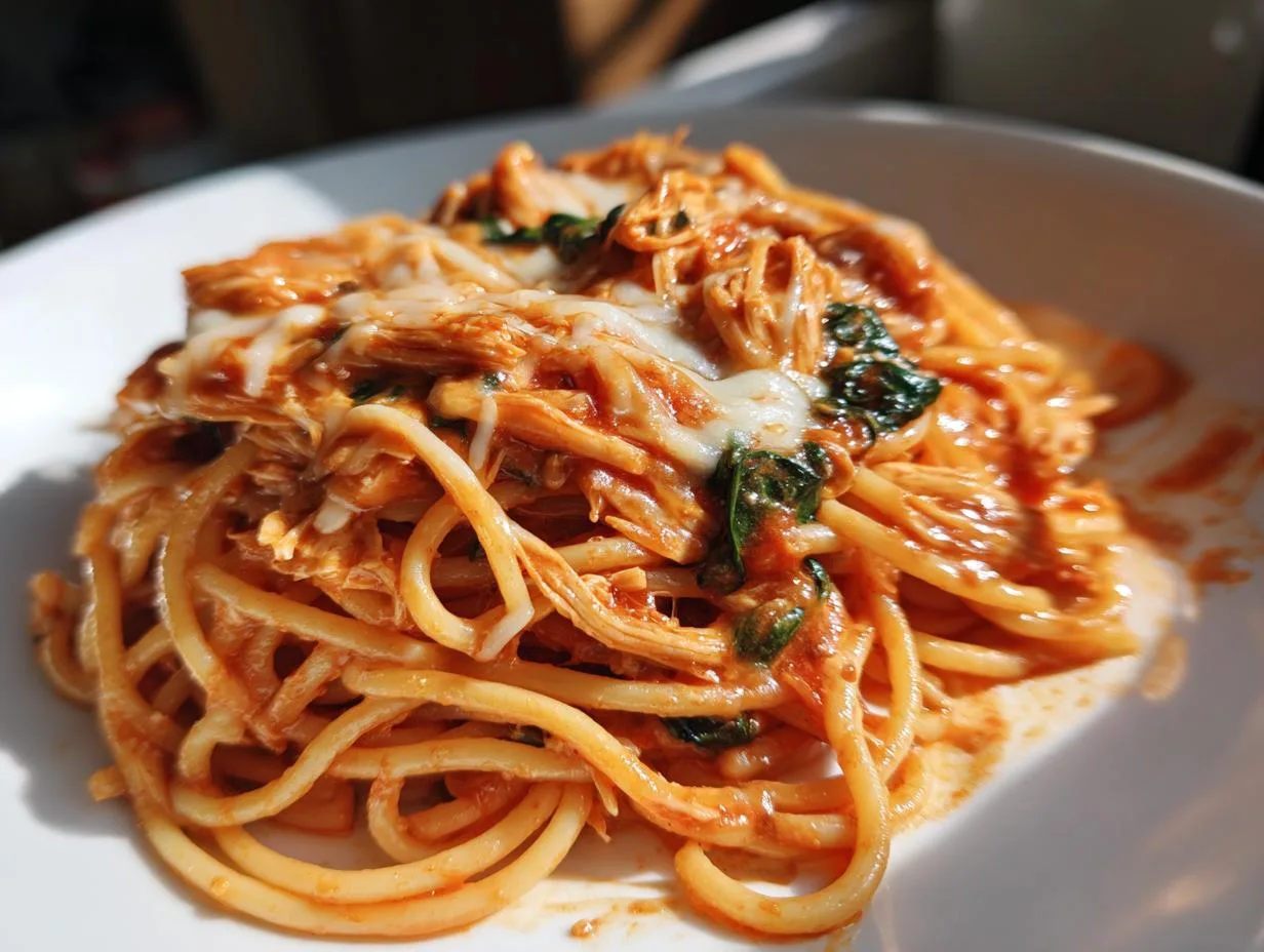 Irresistible Chicken Spaghetti Recipe with a Smoky 20-Minute Sauce ...